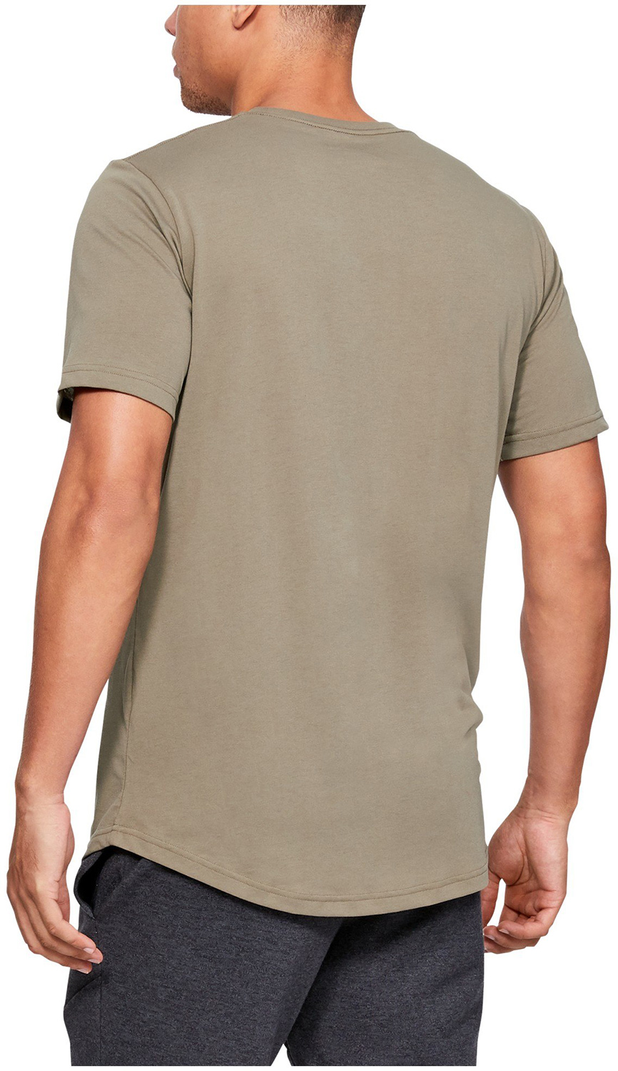 Under Armour UA Sportstyle SS Drop Hem Brown - Ubrania męskie do ...