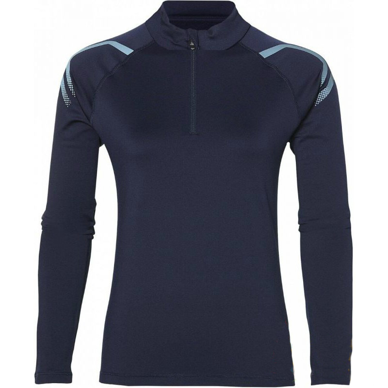 Asics Icon Winter Long Sleeve 1/2 Zip Top Navy - Ubrania damskie squash ...